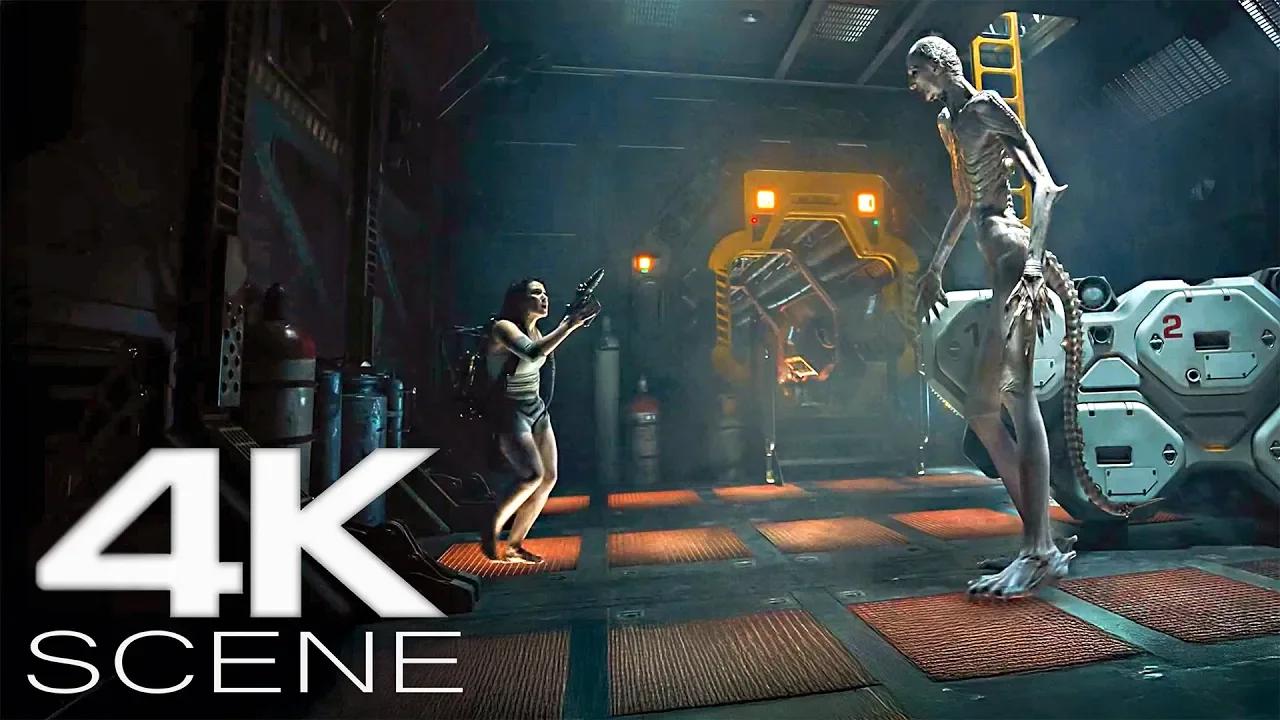 First Human-Xenomorph Hybrid Scene #2 (2024) Alien: Romulus | 4K UHD HDR