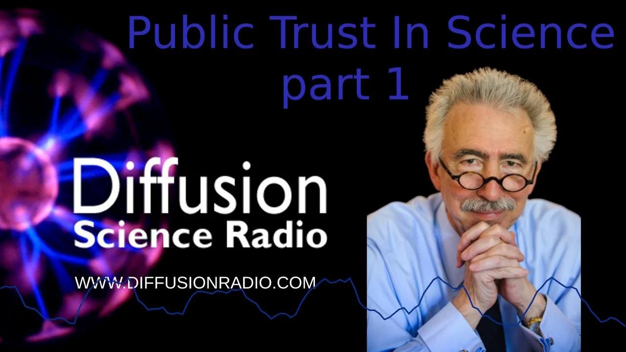 Public Trust in Science part 1