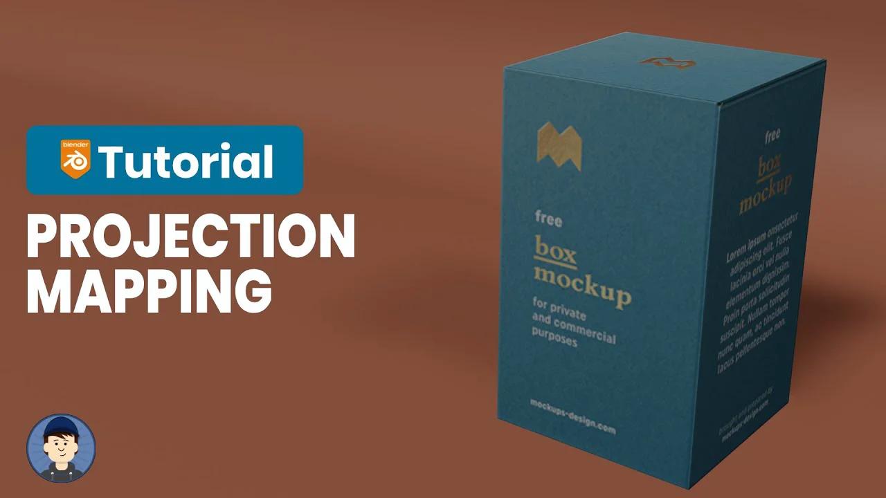 How to use projection mapping to quickly make game props in Blender [3.4] | 3D Modeling