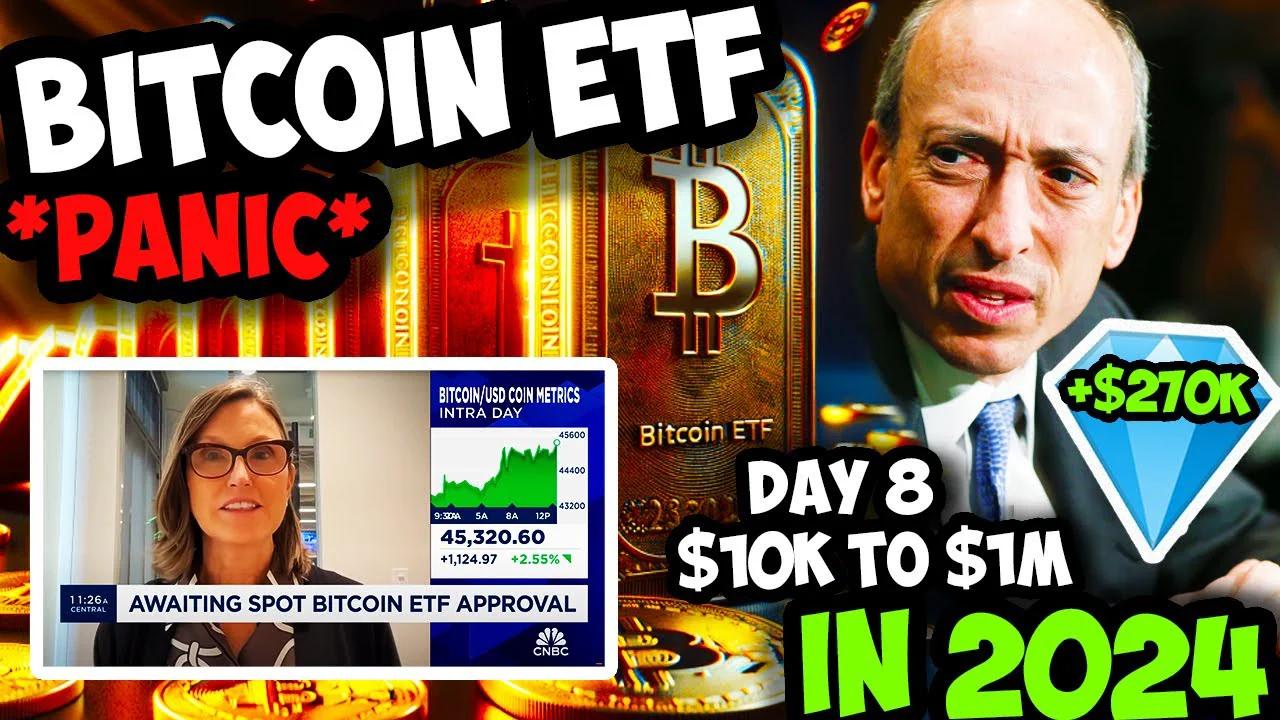 *PANIC* BITCOIN ETF FLOODGATES OPEN!! ARK Invest Says "ETF WILL BE ...