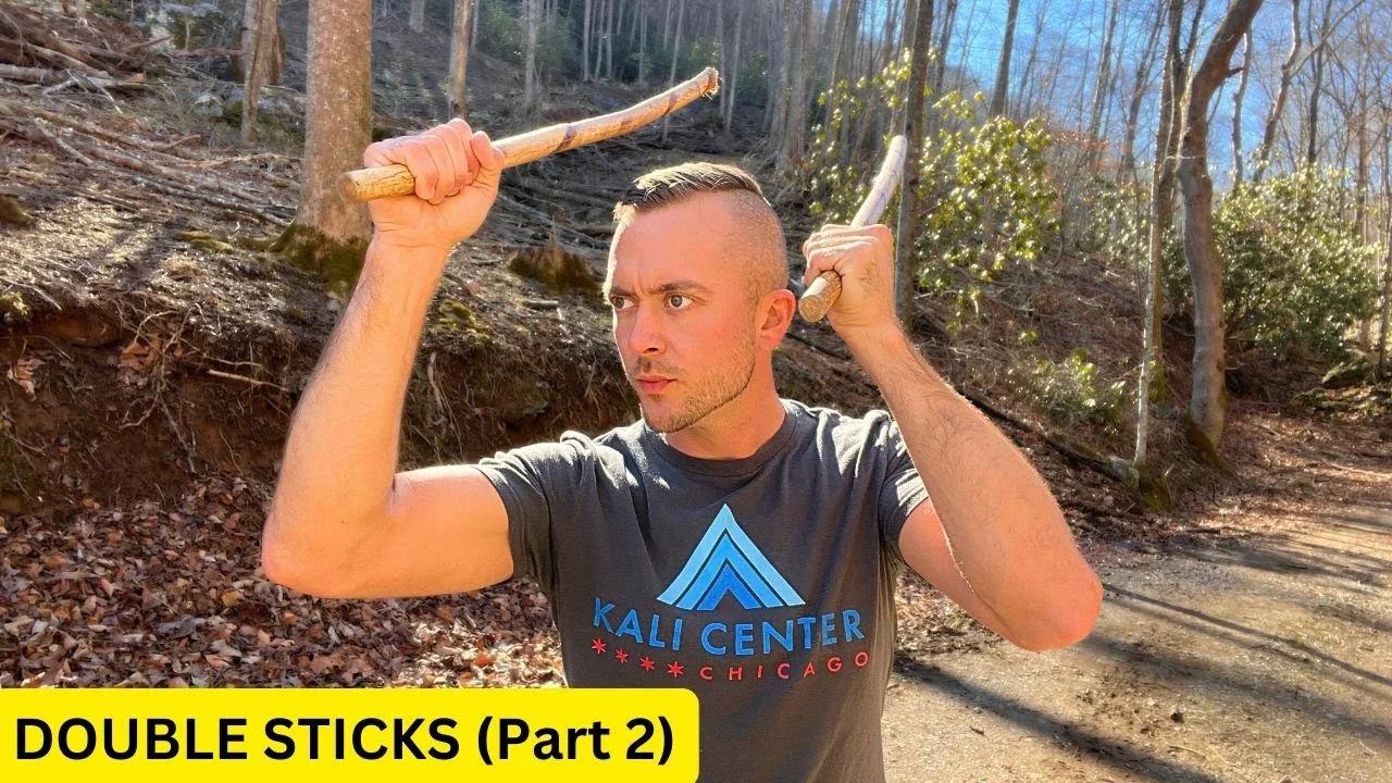 Ultimate Double Sticks Combos Part 2 (With Footwork) | Kali Stick Fighting