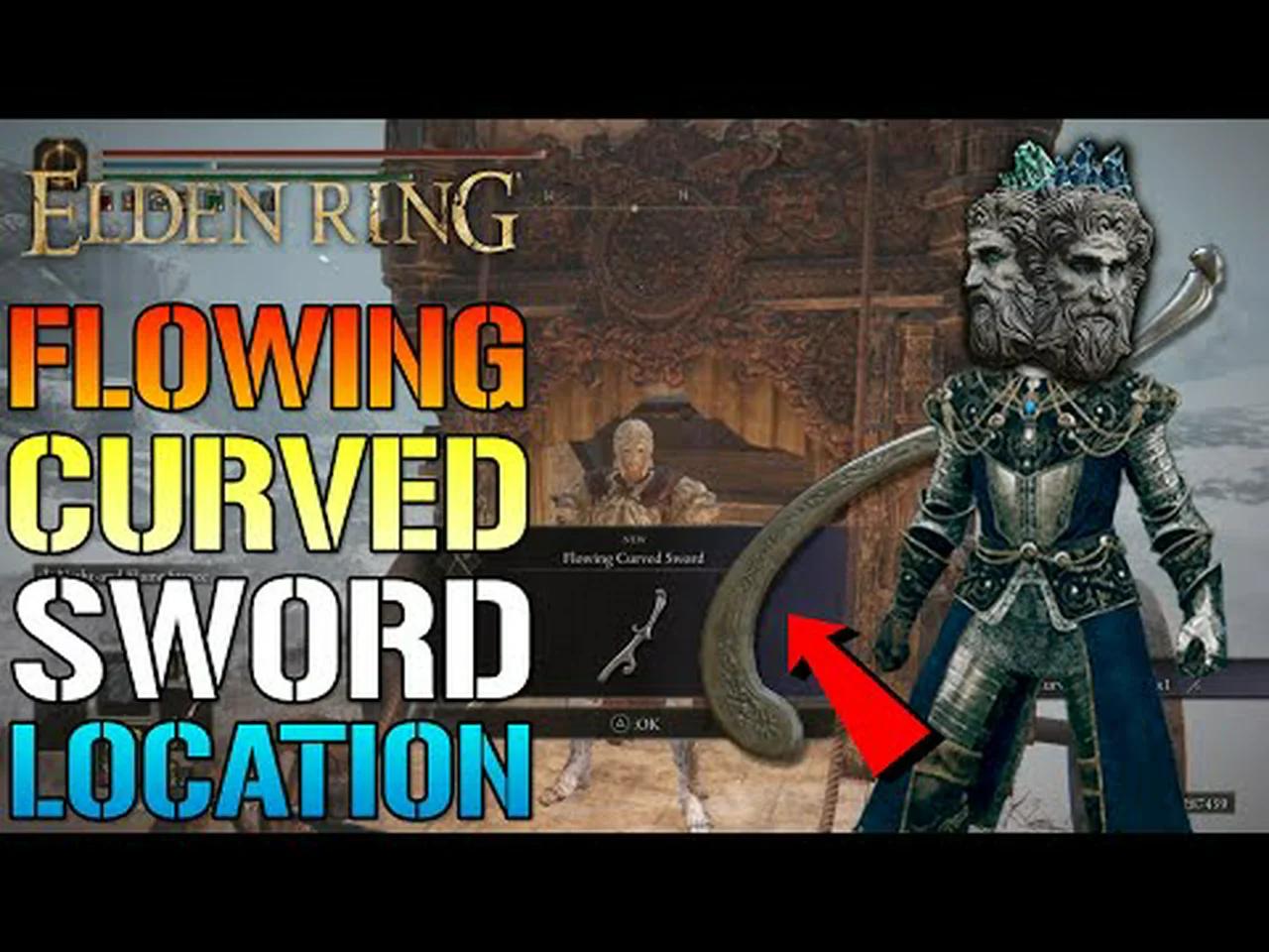 Elden Ring: Flowing Curved Sword! How To Get This Weapon TODAY ...