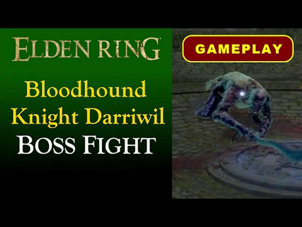 Elden Ring Walkthrough Gameplay – Bloodhound Knight Darriwil Boss Fight ...