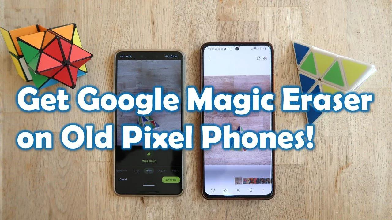 HOW TO get Google Magic Eraser on OLDER Pixel Phones! Comparison vs ...