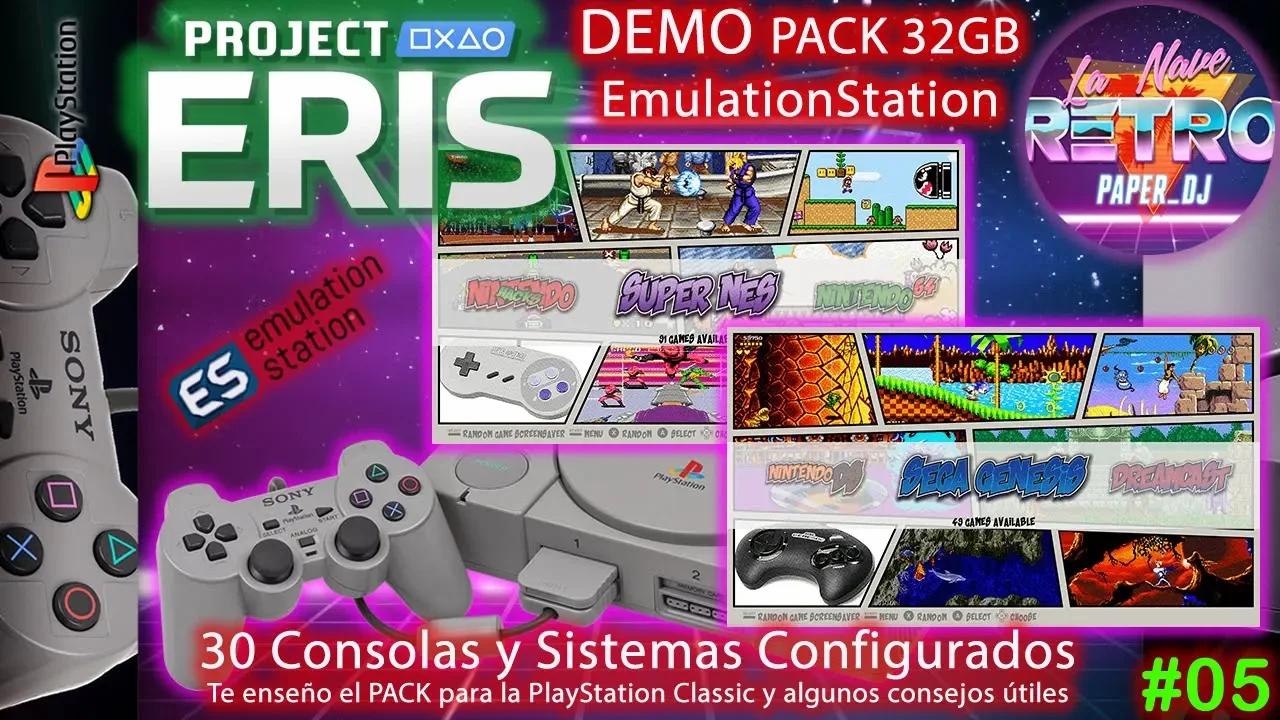 🛠 DEMO | PACK 32GB Project ERIS PlayStation Hack | EmulationStation ...