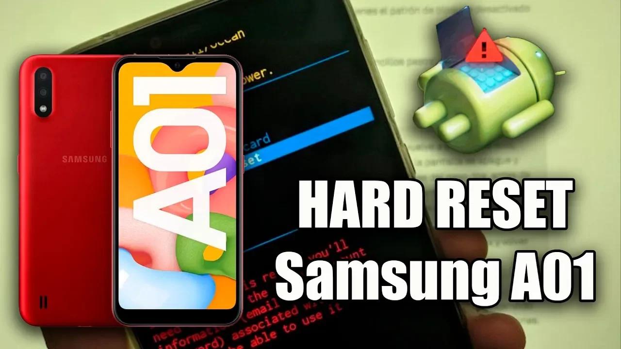 COMO ELIMINAR PIN, PATRON, CONTRASEÑA SAMSUNG A01 ANDROID 11 FRP (HARD RESET)
