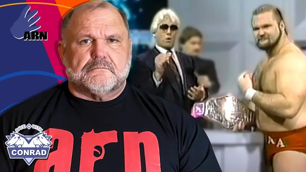 Arn Anderson calls a localized promo from 06/07/1986