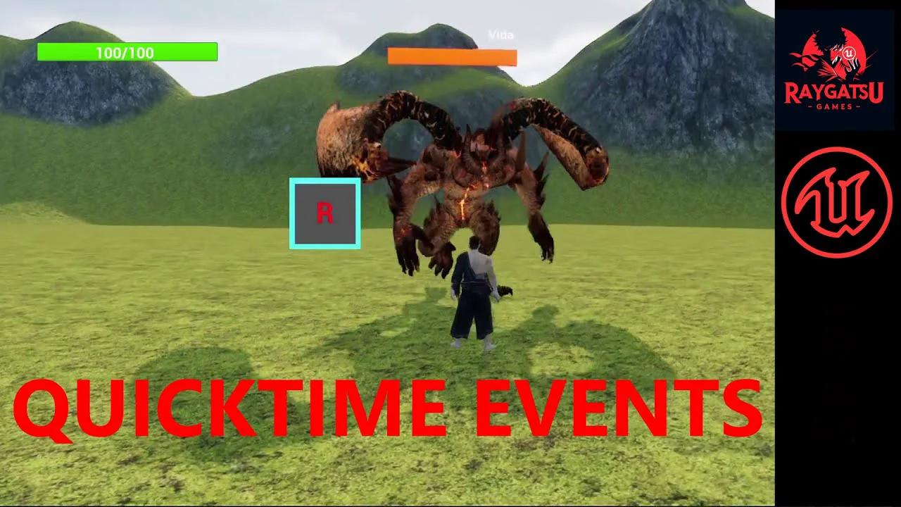 Cómo Crear Quicktime Events para Raid Boss en Unreal Engine 5