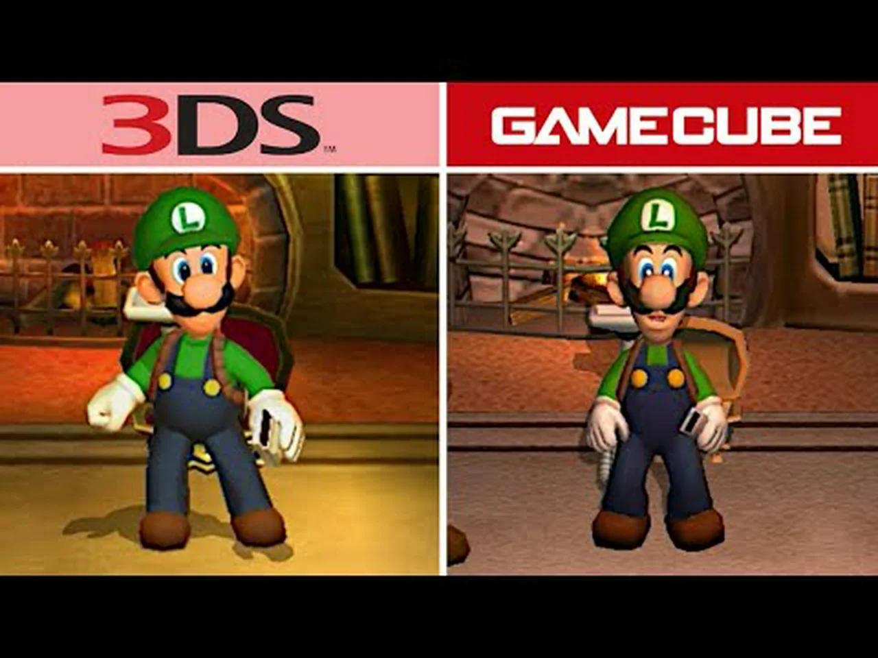 Luigi's Mansion | Gamecube vs 3DS vs Dolphin vs Citra Comparison