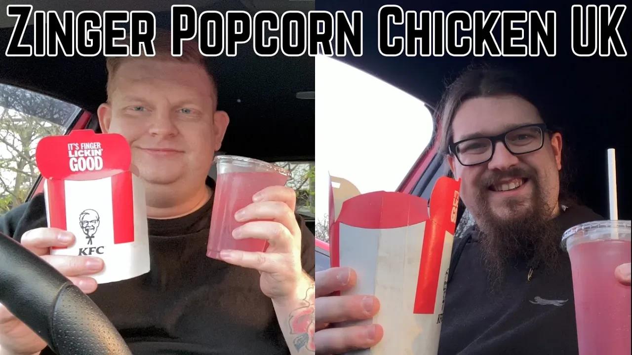 KFC Zinger Popcorn Chicken Bucket UK & Watermelon and Lime Refresher ...