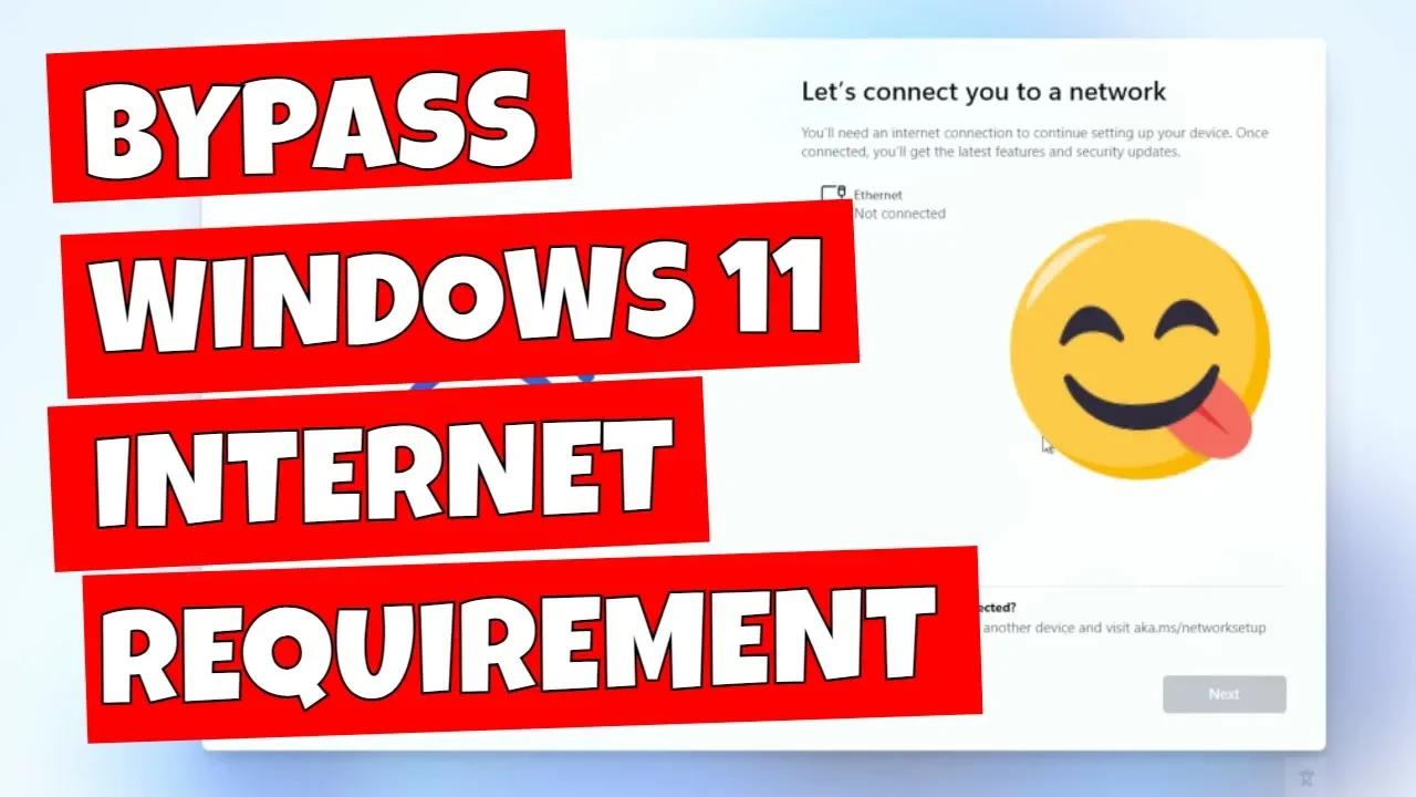 How To Bypass Windows 11 Internet Connection And Microsoft Account Login During Setup