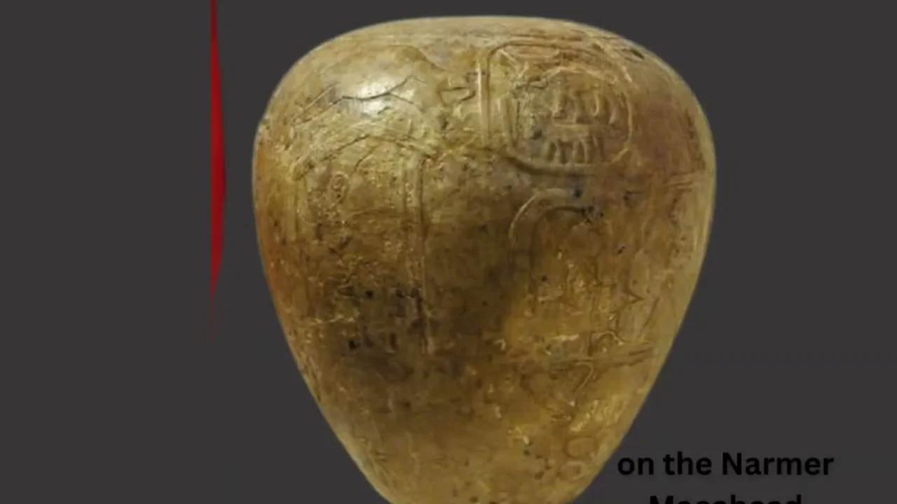The mysterious visitor on the Narmer Macehead #ancientegypt