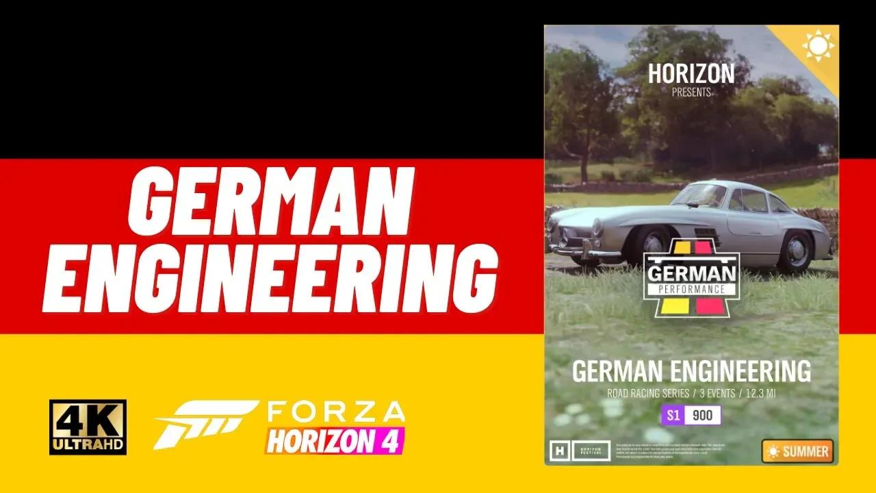 Forza Horizon 4 German Engineering With Tune 4K UNBEATABLE Difficulty