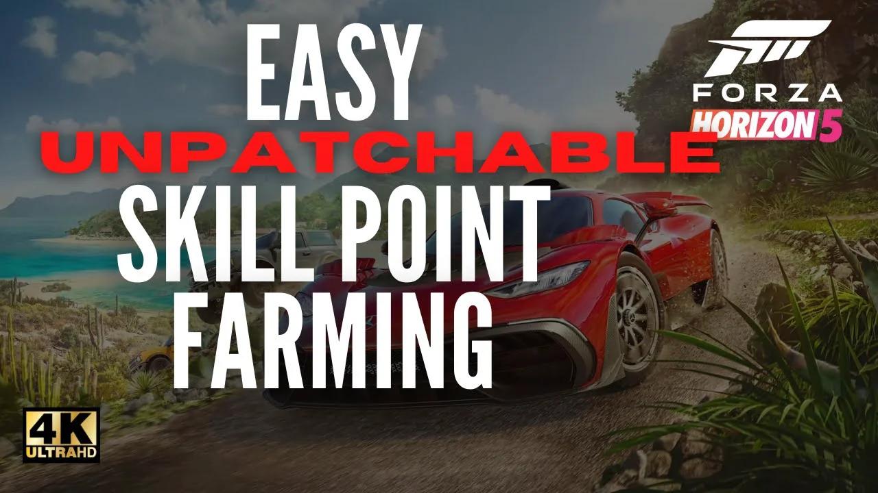 Forza Horizon 5 Easy Unlimited Skill Points Method