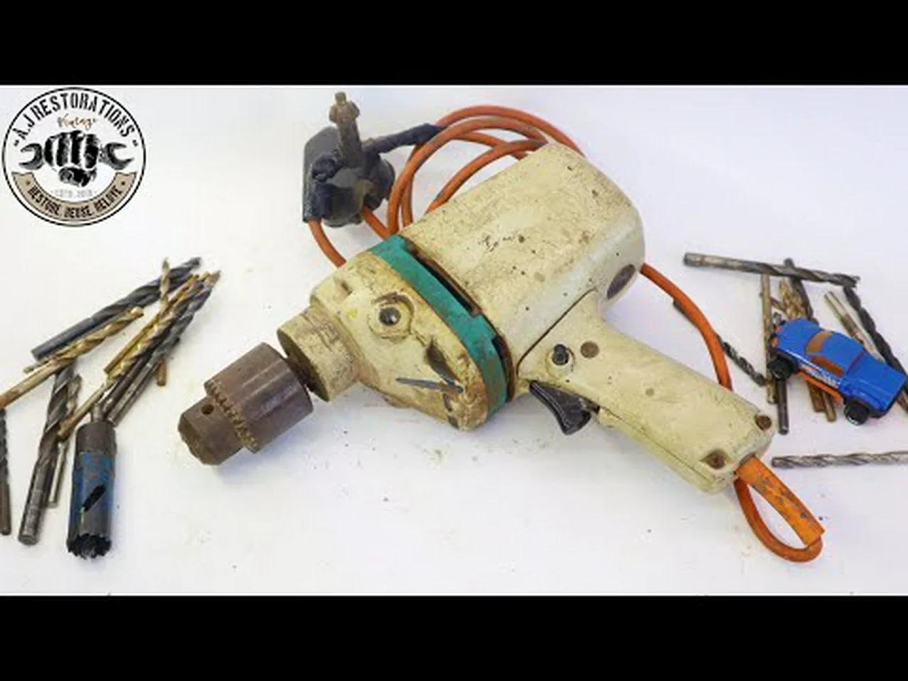1972 Wolf Sapphire Electric Drill Restoration