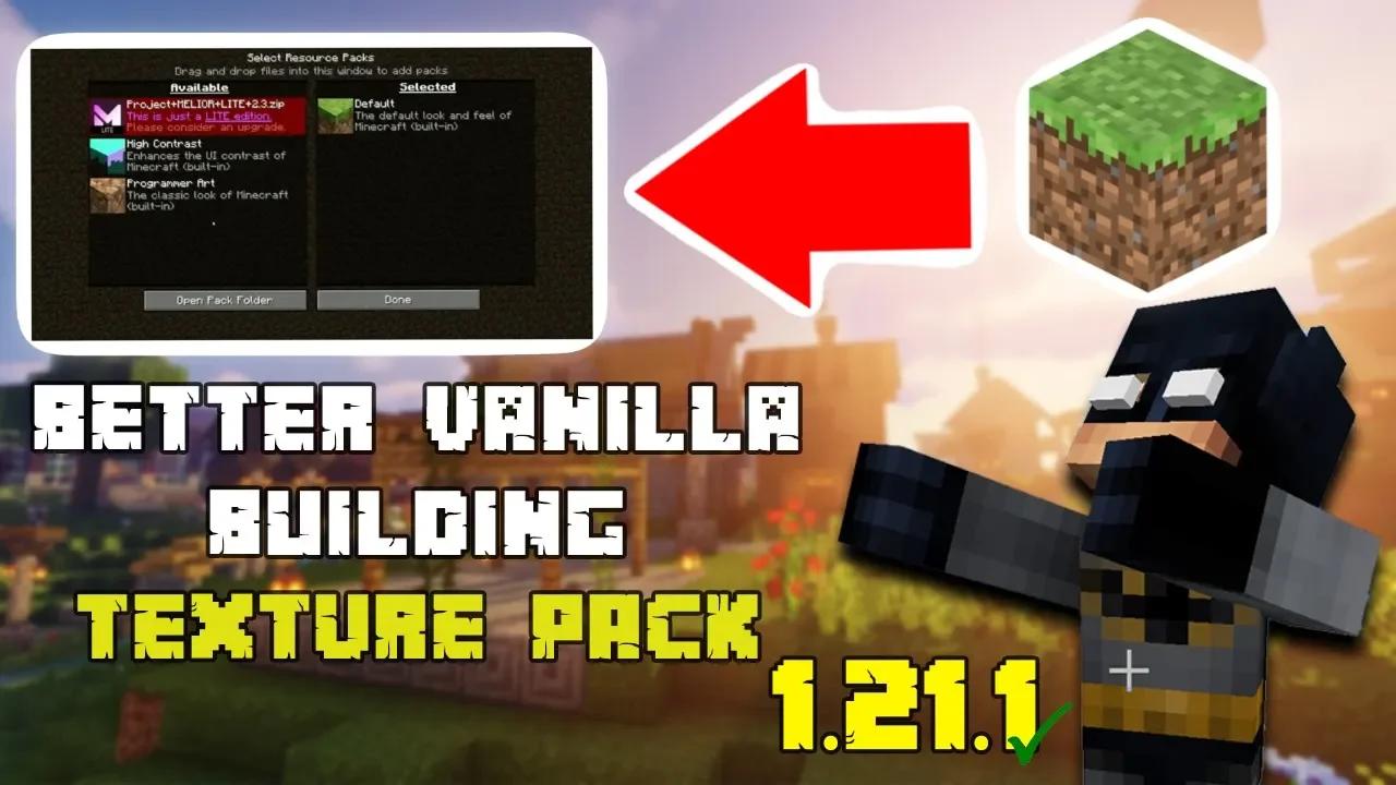 How To Download & Install Better Vanilla Building Texture Pack for ...