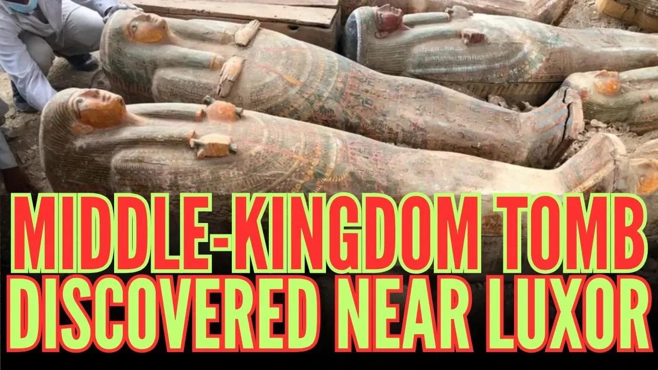 MAJOR Discovery of Middle-Kingdom Tomb of Ancient Egypt with 11 Sealed Burials #ancientegypt #mummy