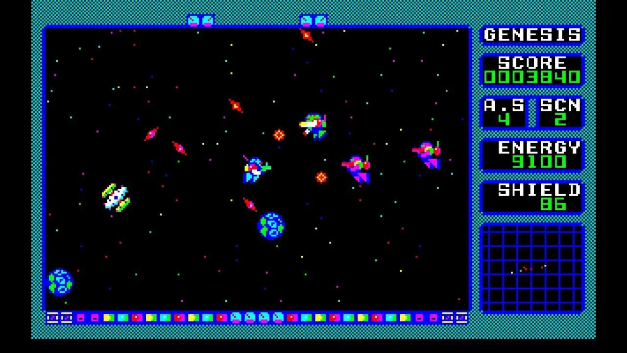 Sharp X1 Game: AS - The Armored Soldier (1984 Genesis Soft)