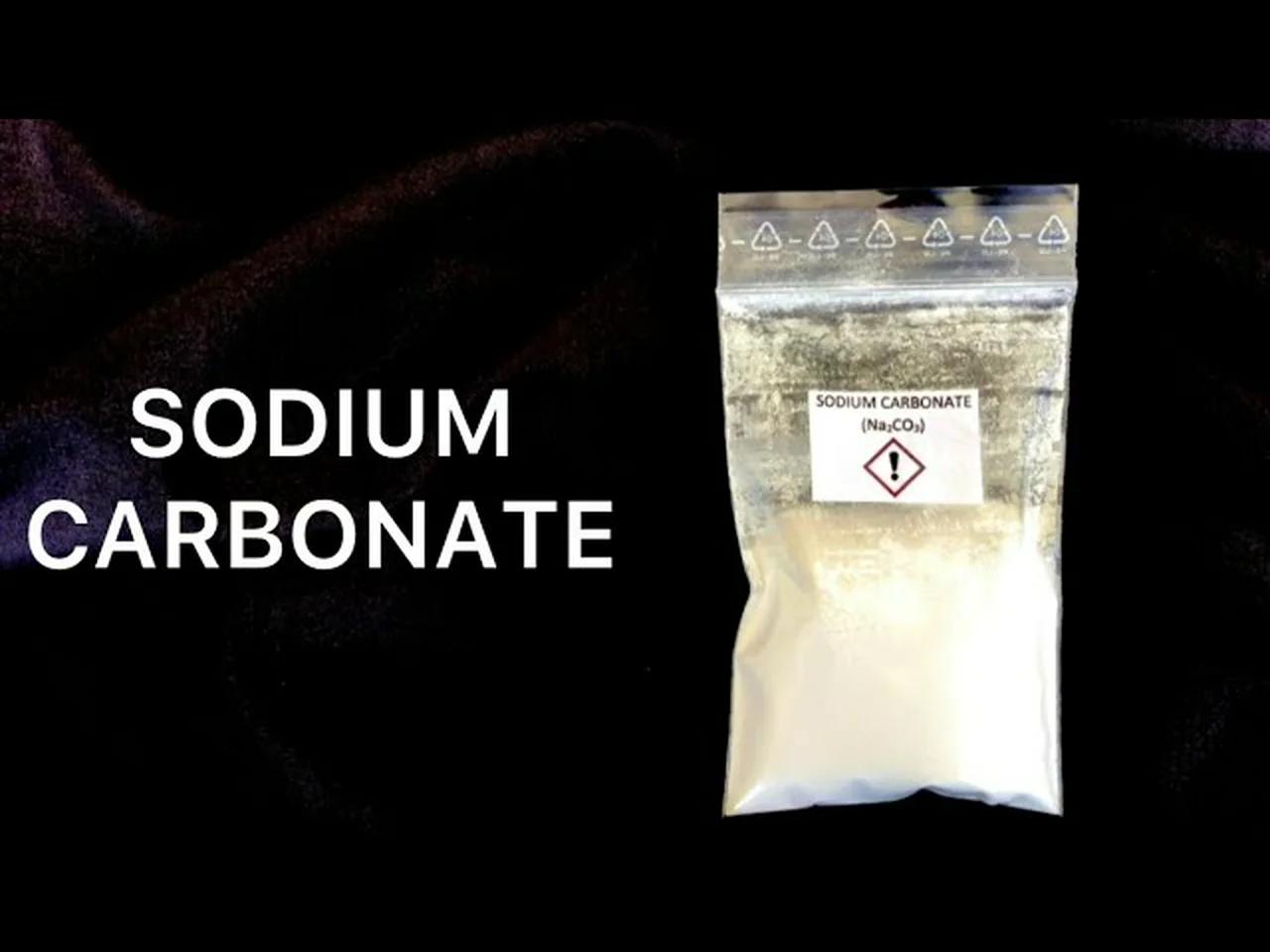 Sodium carbonate from sodium bicarbonate