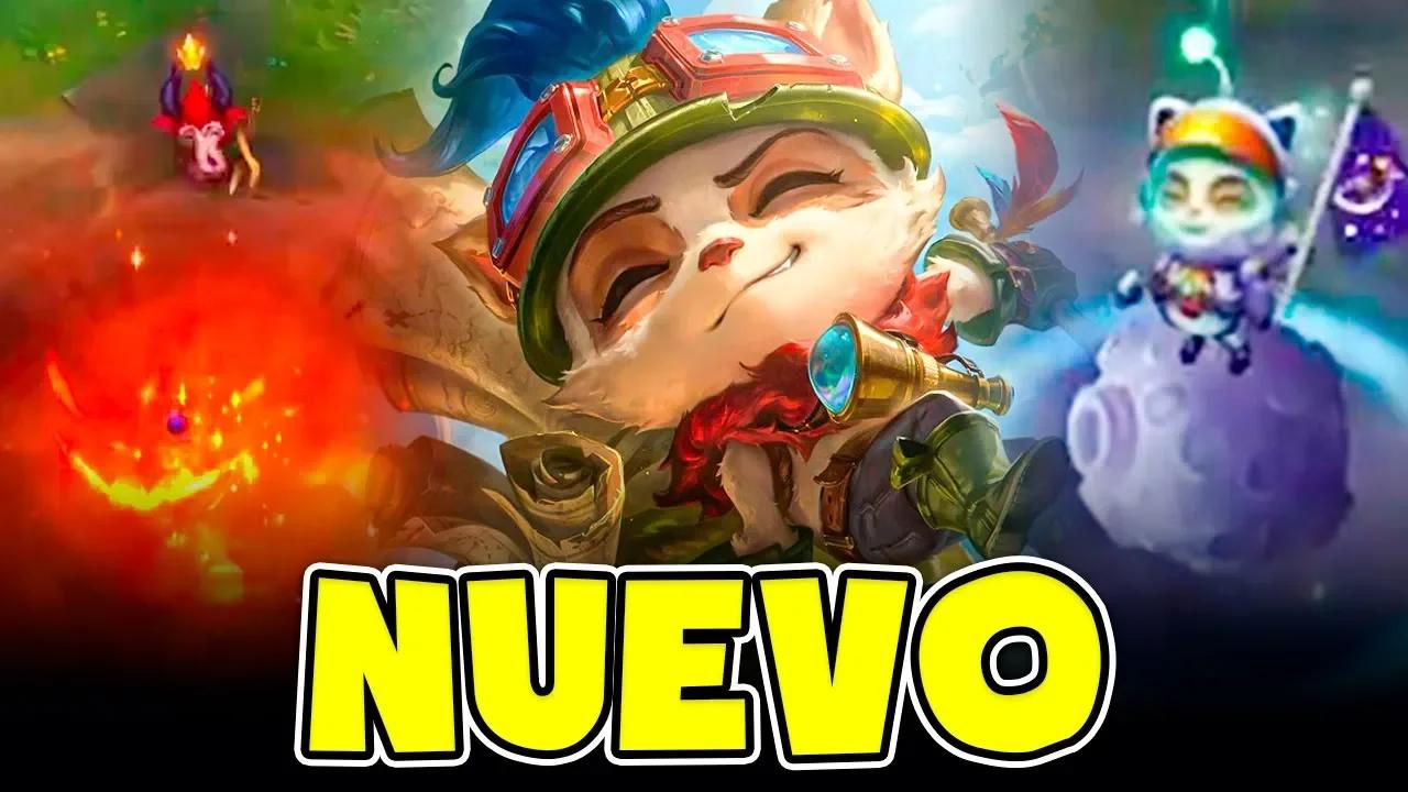 NUEVO TEEMO! ASÍ SE VE su REWORK VISUAL (SKINS Y HABILIDADES) - League ...