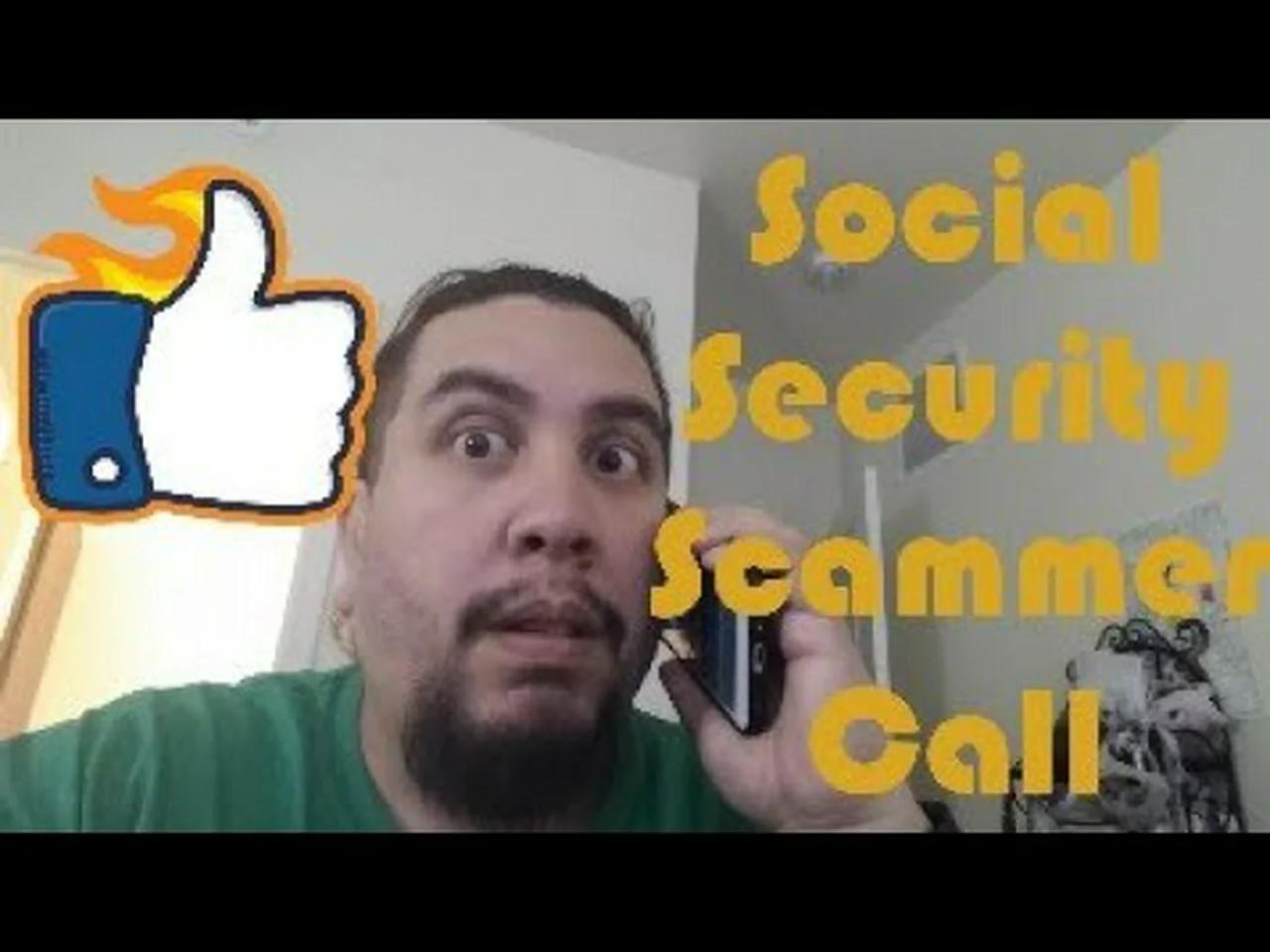 Social Security Scammer Call