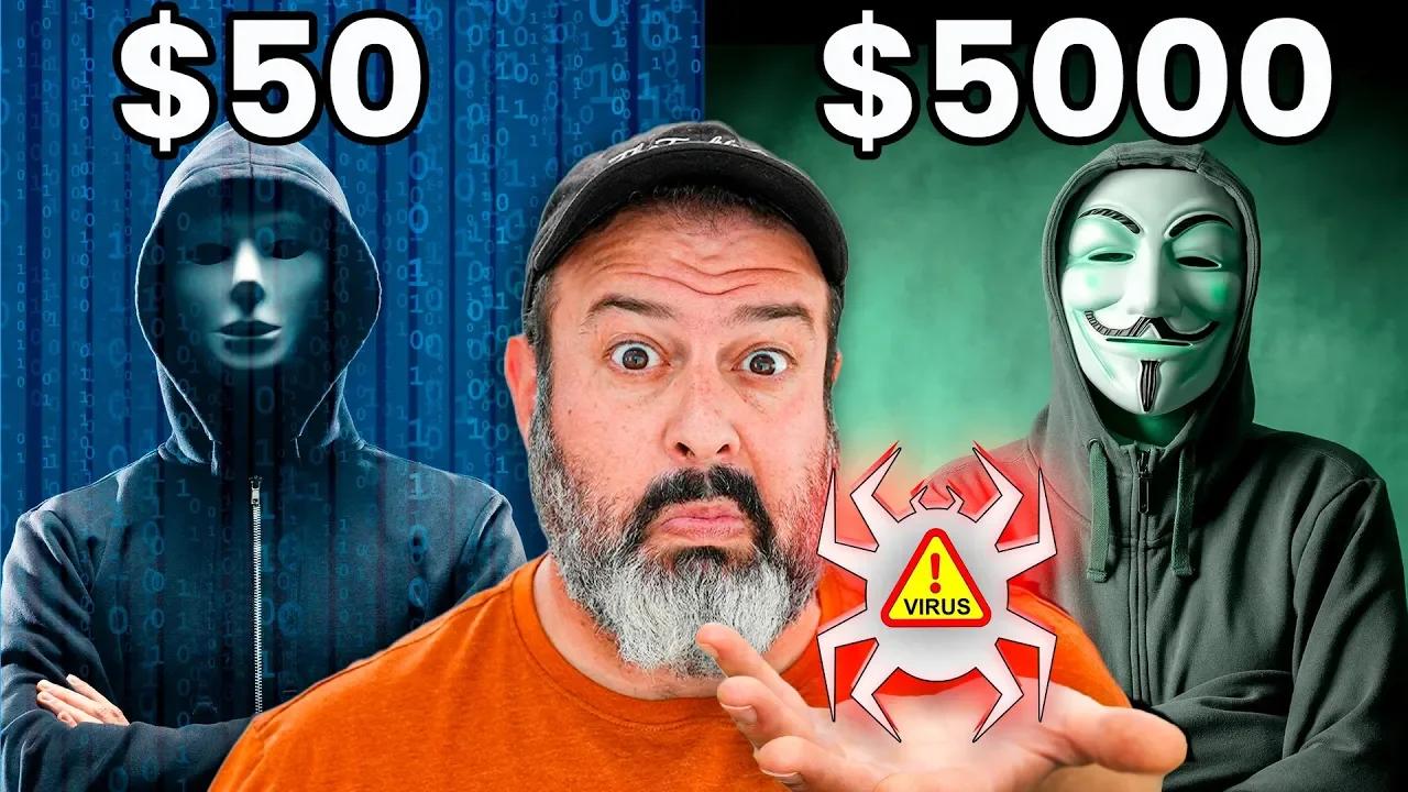 $50 vs $5000 hacker - Should you be worried?