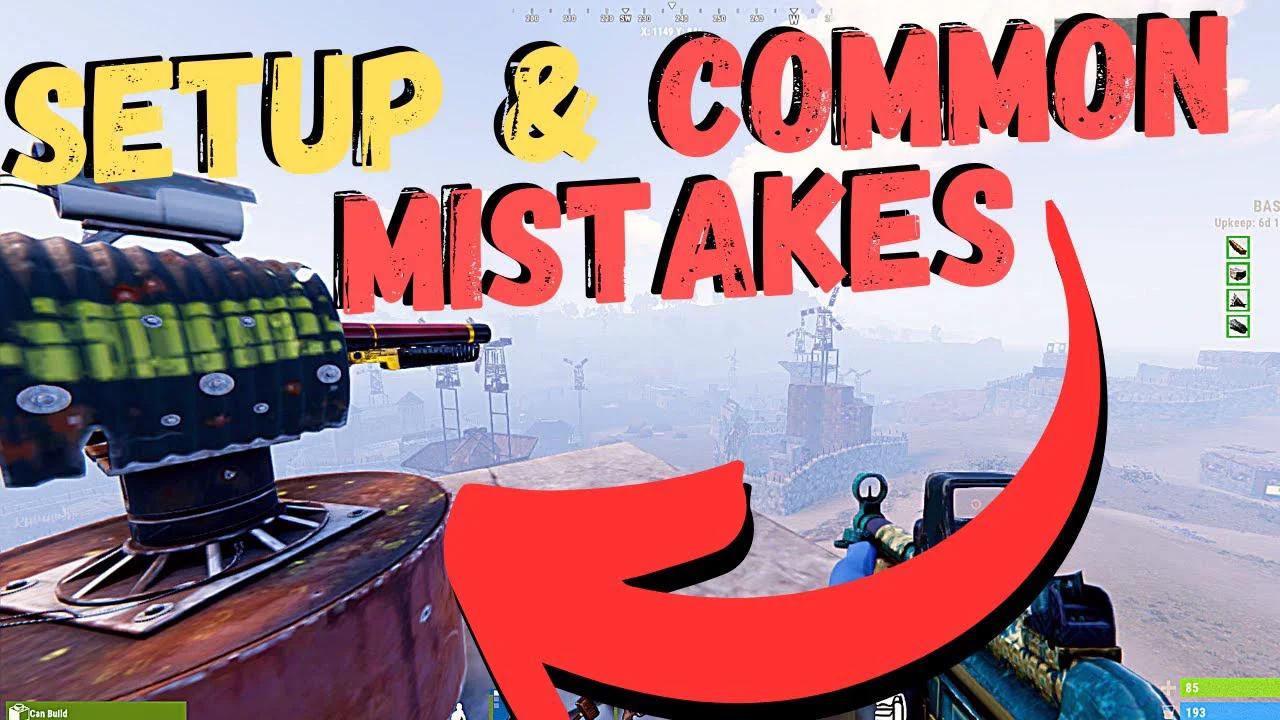 Rust: How to Setup Turrets