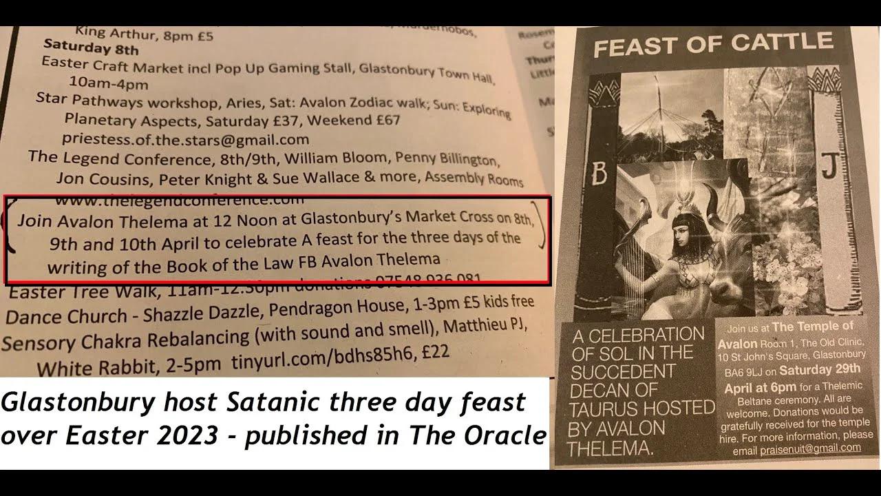 Glastonbury's 3-day Aleister Crowley Satanic 'feast' over Easter 2023 ...