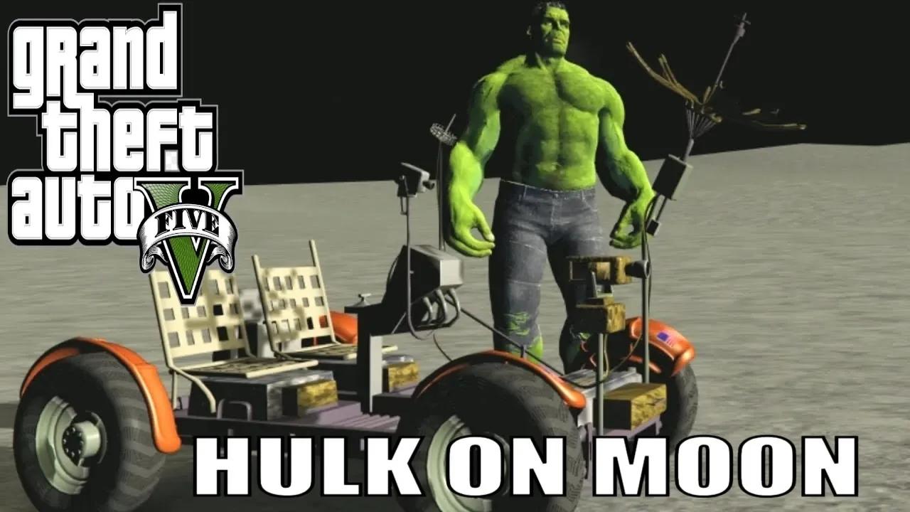 GTA 5 HULK GOES TO THE MOON MOD