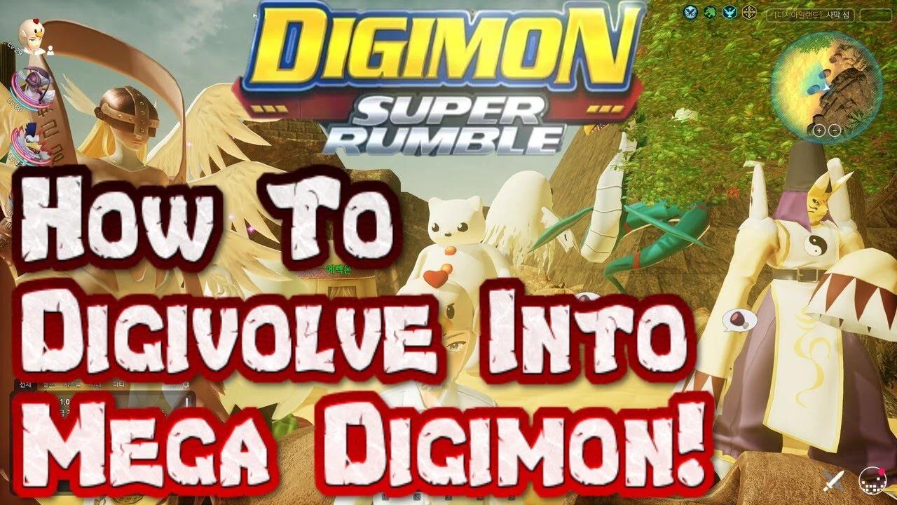 Digimon Super Rumble How To Digivolve Into Mega Digimon