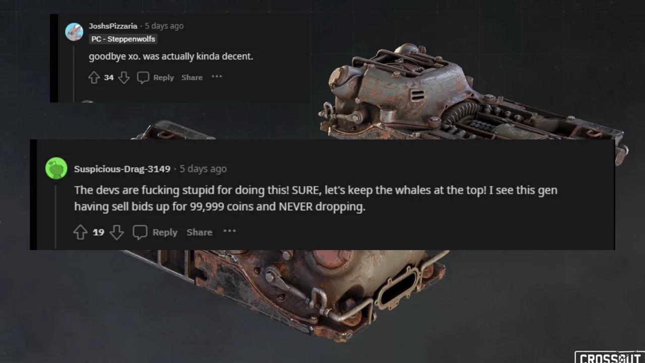 Relic Crossout gen drama