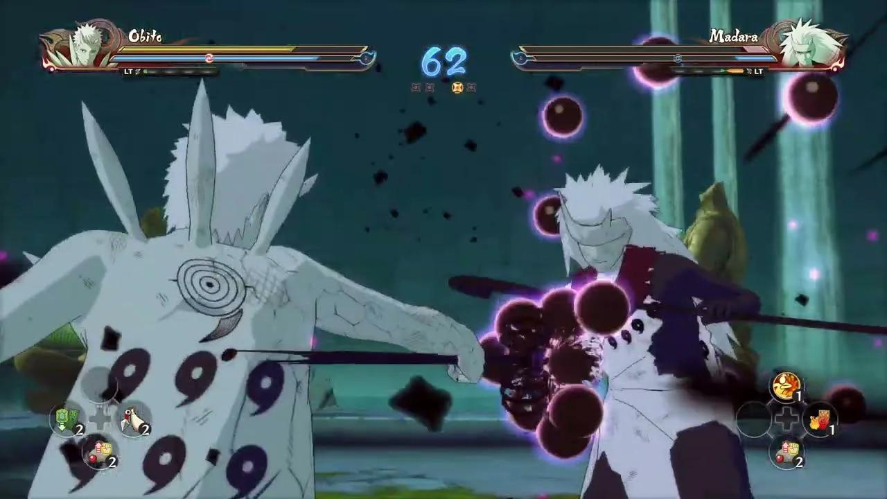 Obito Uchiha vs Madara Uchina | Naruto Shippūden: Ultimate Ninja Storm 4