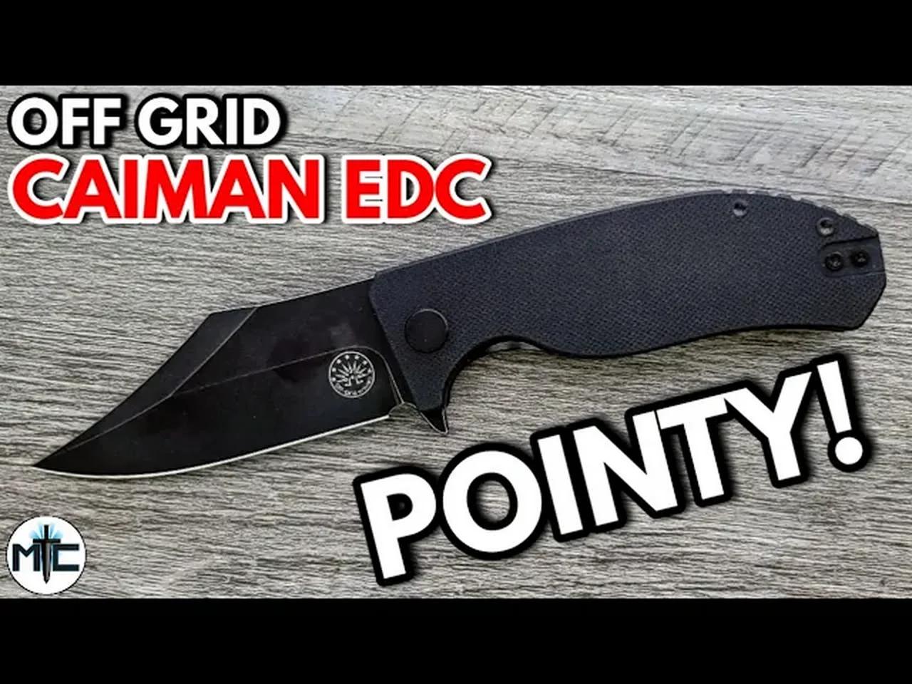 Off Grid Caiman EDC Folding Knife - Overview and Review