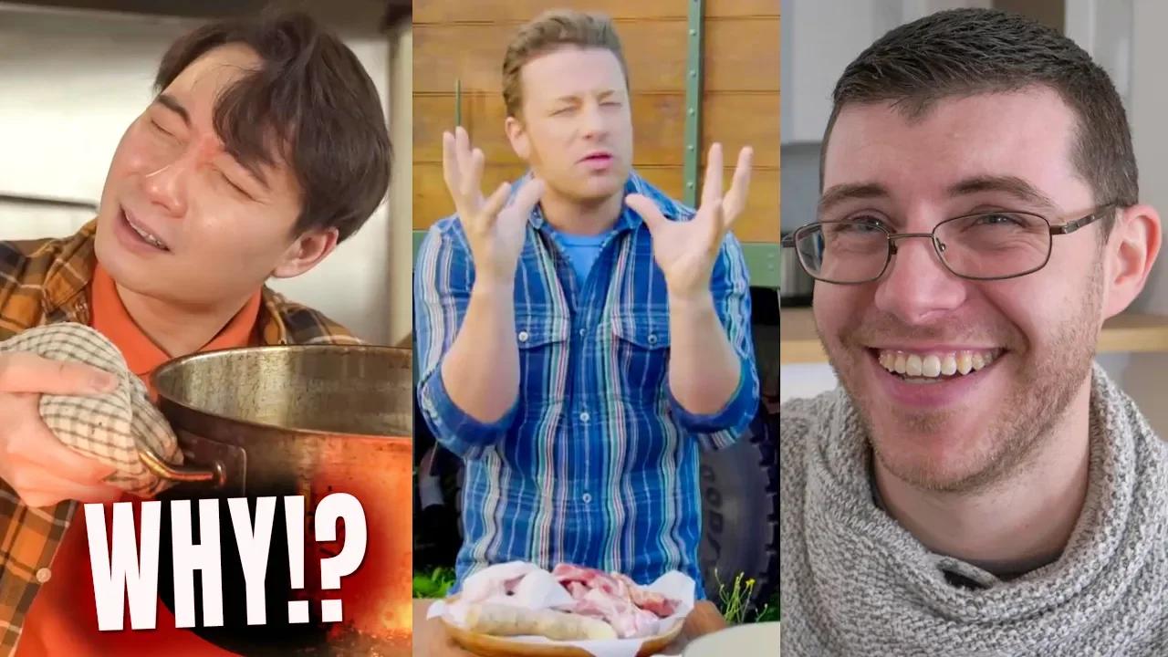 Pro Chef Reacts.. To Uncle Roger MAKING Jamie Oliver's RAMEN!