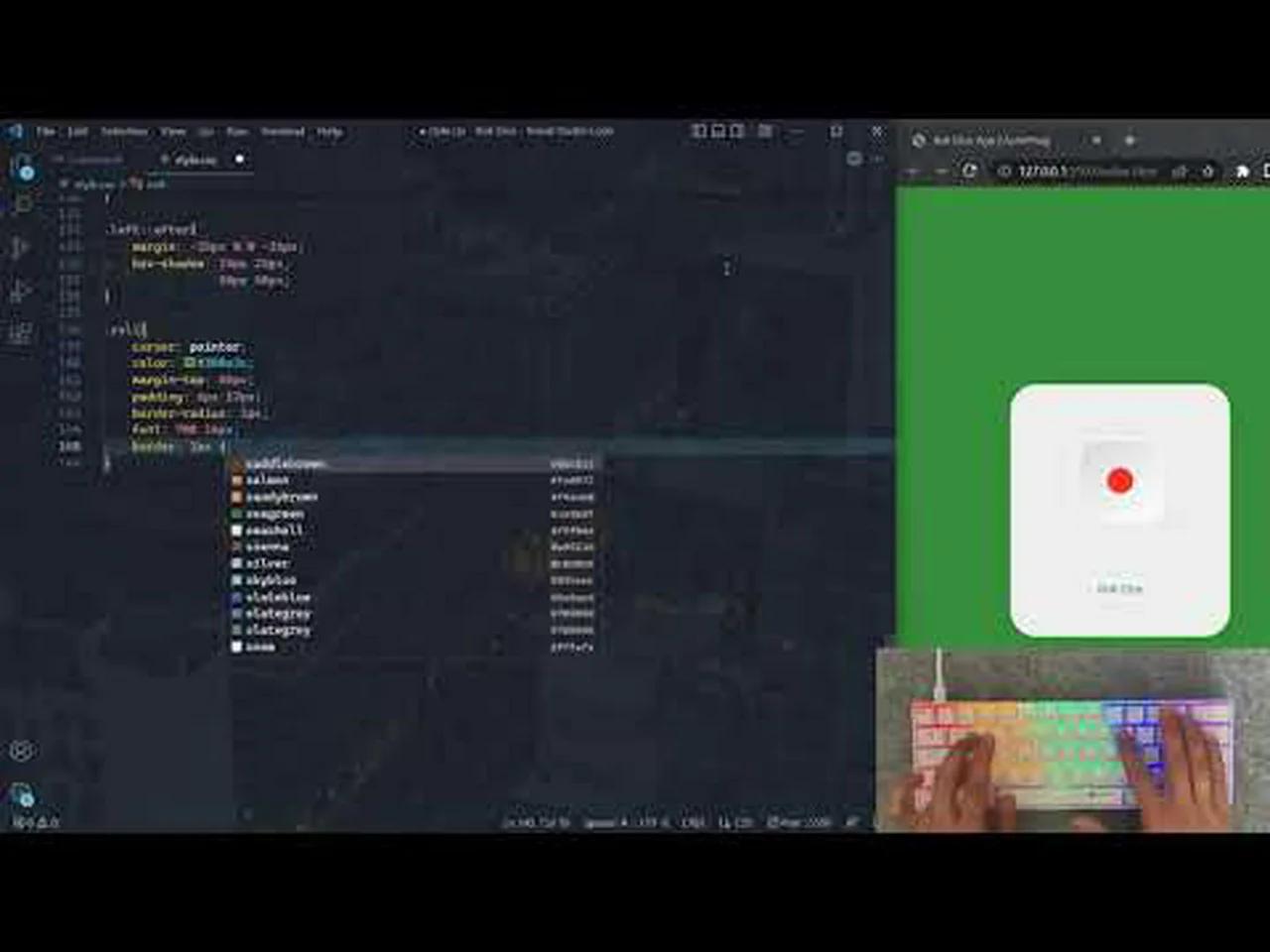 Asmr Programming Coding A Rolling Dice App No Talking
