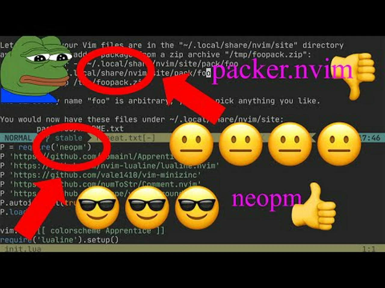 Neovim Package Management Vim8 Packages Vs Rtp Mangling 