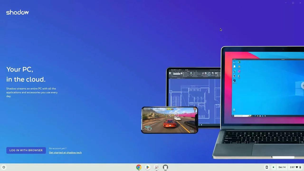 How to install Shadow PC on a Chromebook