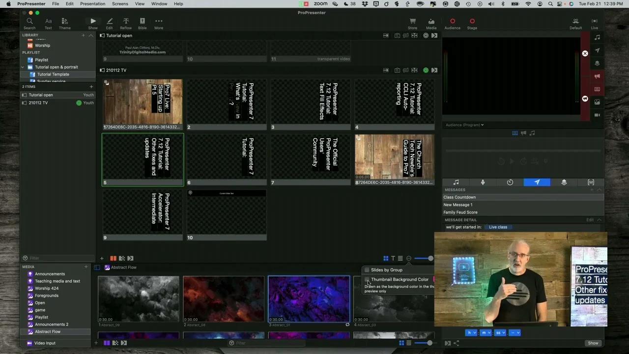 ProPresenter 7 12 Tutorial: Other fixes and updates
