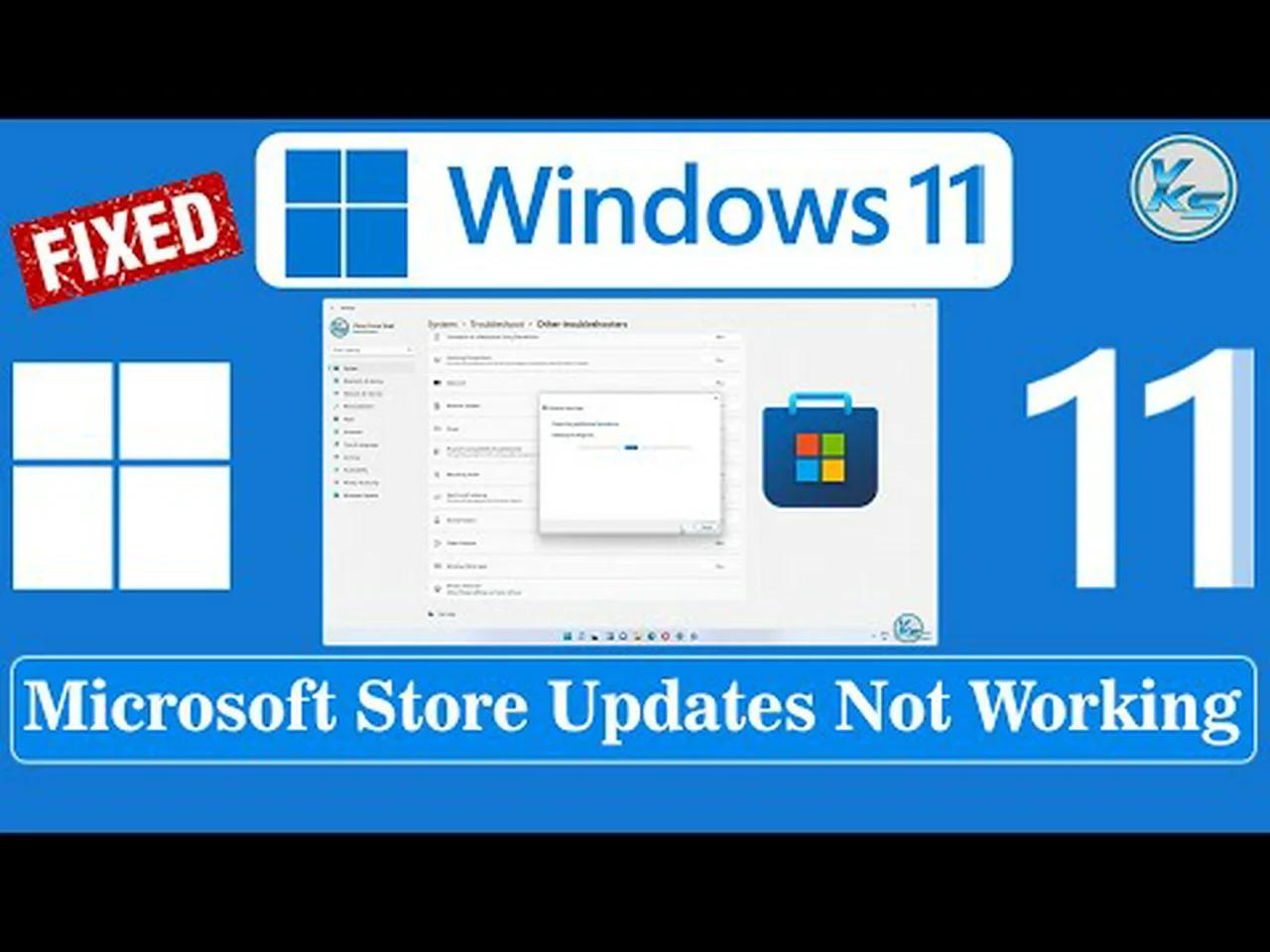How To Fix Microsoft Store Get Updates Not Working in Windows 11