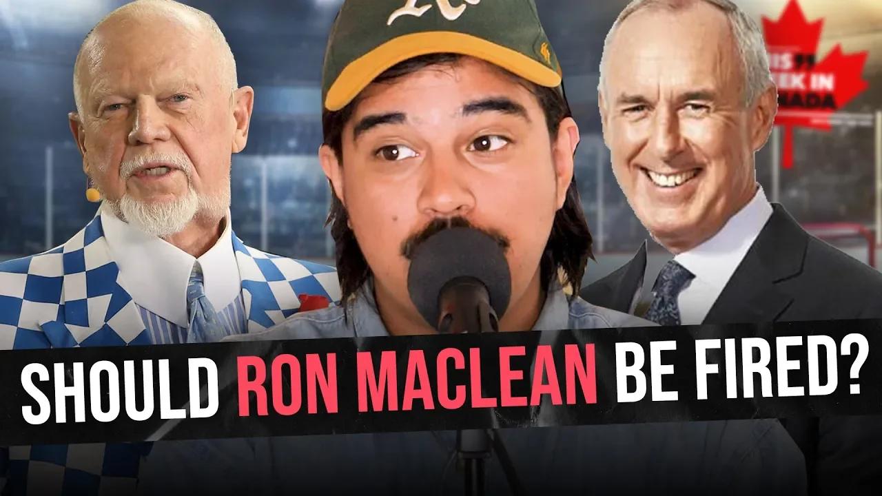 Ron MacLean UNDER FIRE over strange attempt at joke