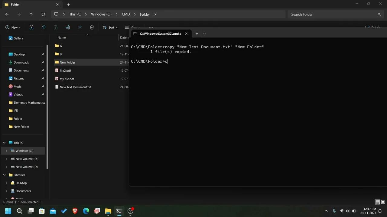 18.1 Copy Files/Folders From one Directory to Another Directory
