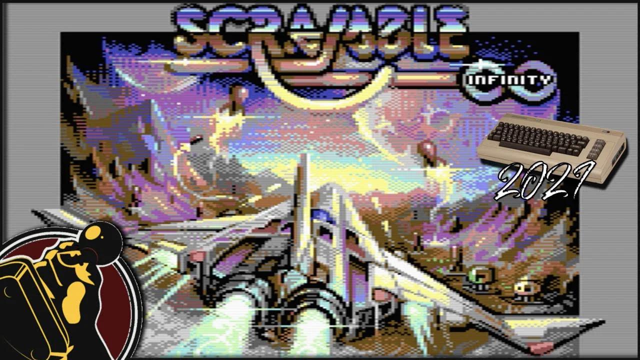 Scramble Infinity (Commodore 64, 2021) | Abgefahrene Arcade-Ballerei ...