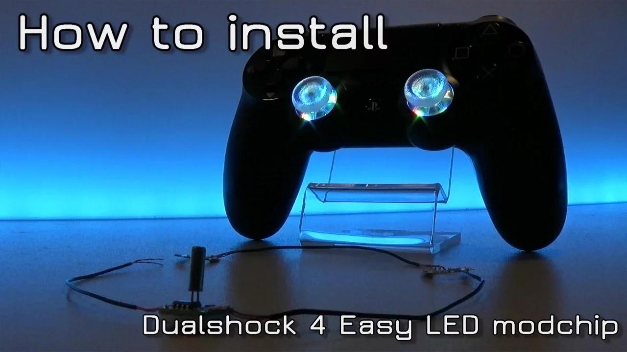 How to install Dualshock 4 Easy LED Modchip