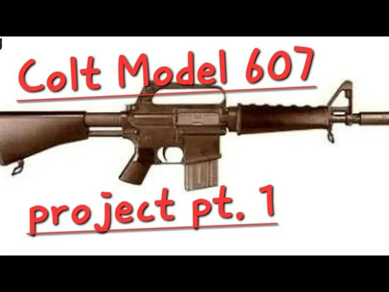 Colt Model 607 project pt. 1