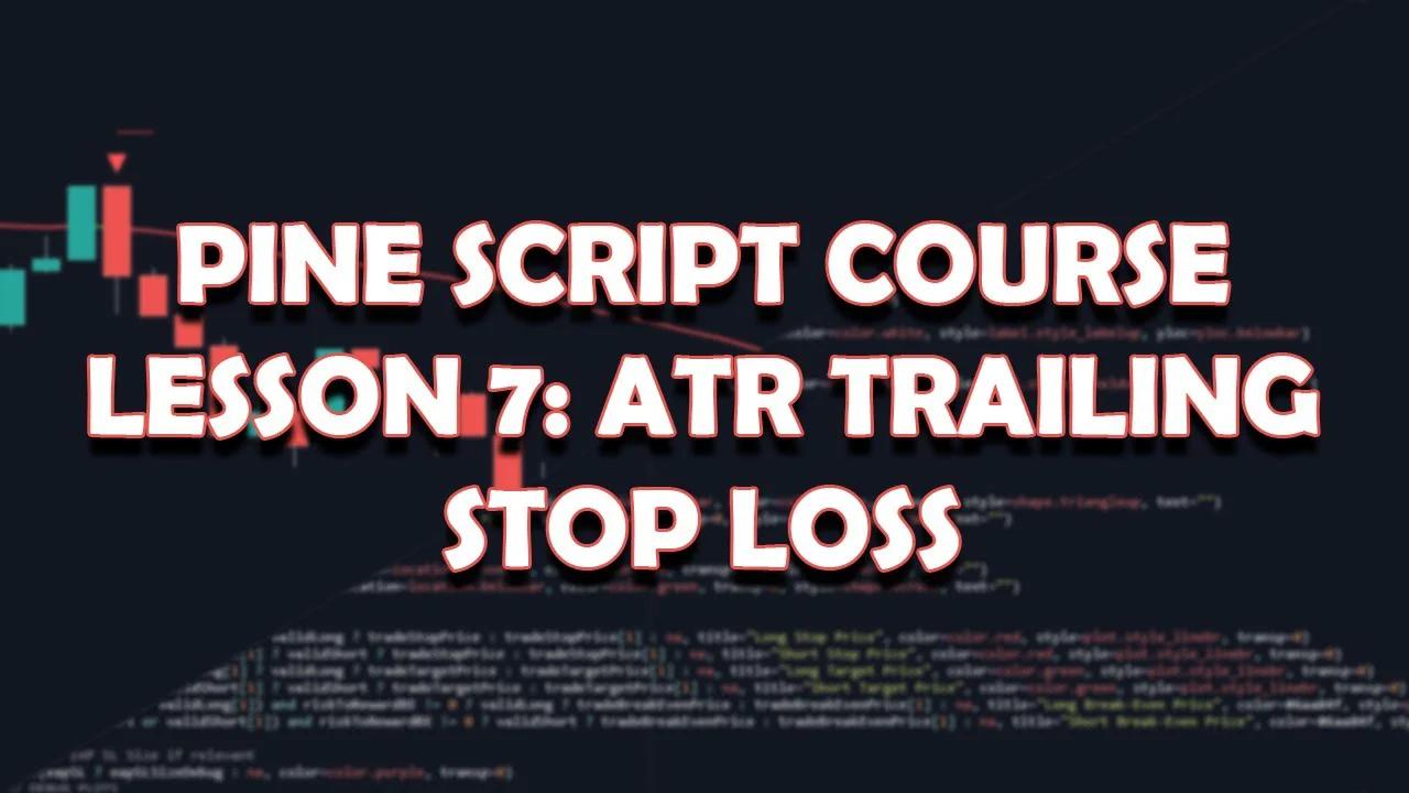 Pine Script Outdated V4 Tutorial Lesson 7 How To Use Atr Trailing 8582