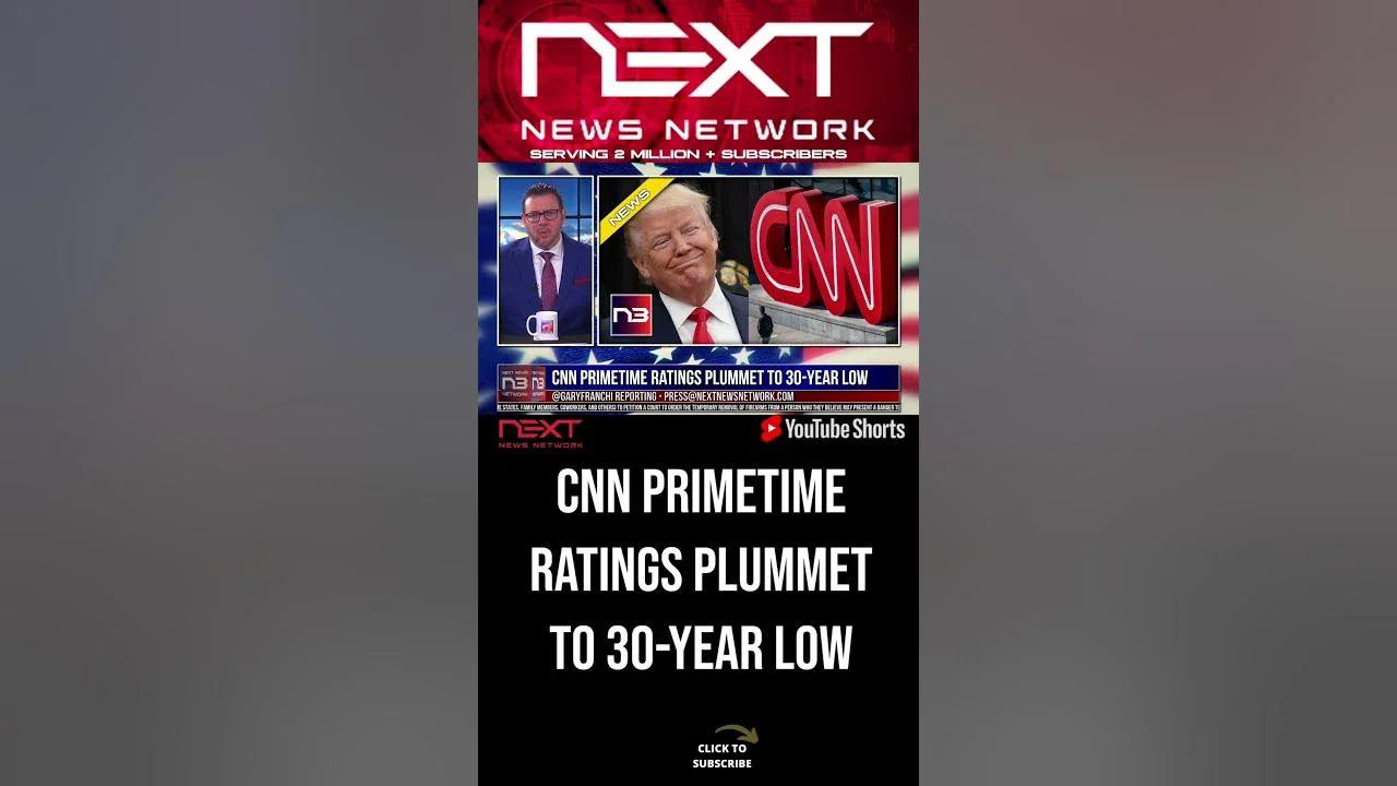 CNN Primetime Ratings Plummet to 30-Year Low #shorts