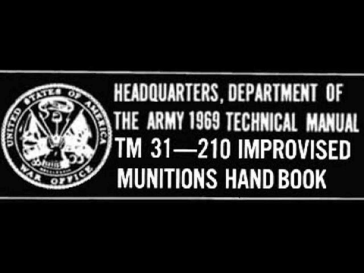 review & critique of 1969 army tech manual TM 31-210 Small arms & ammo ...