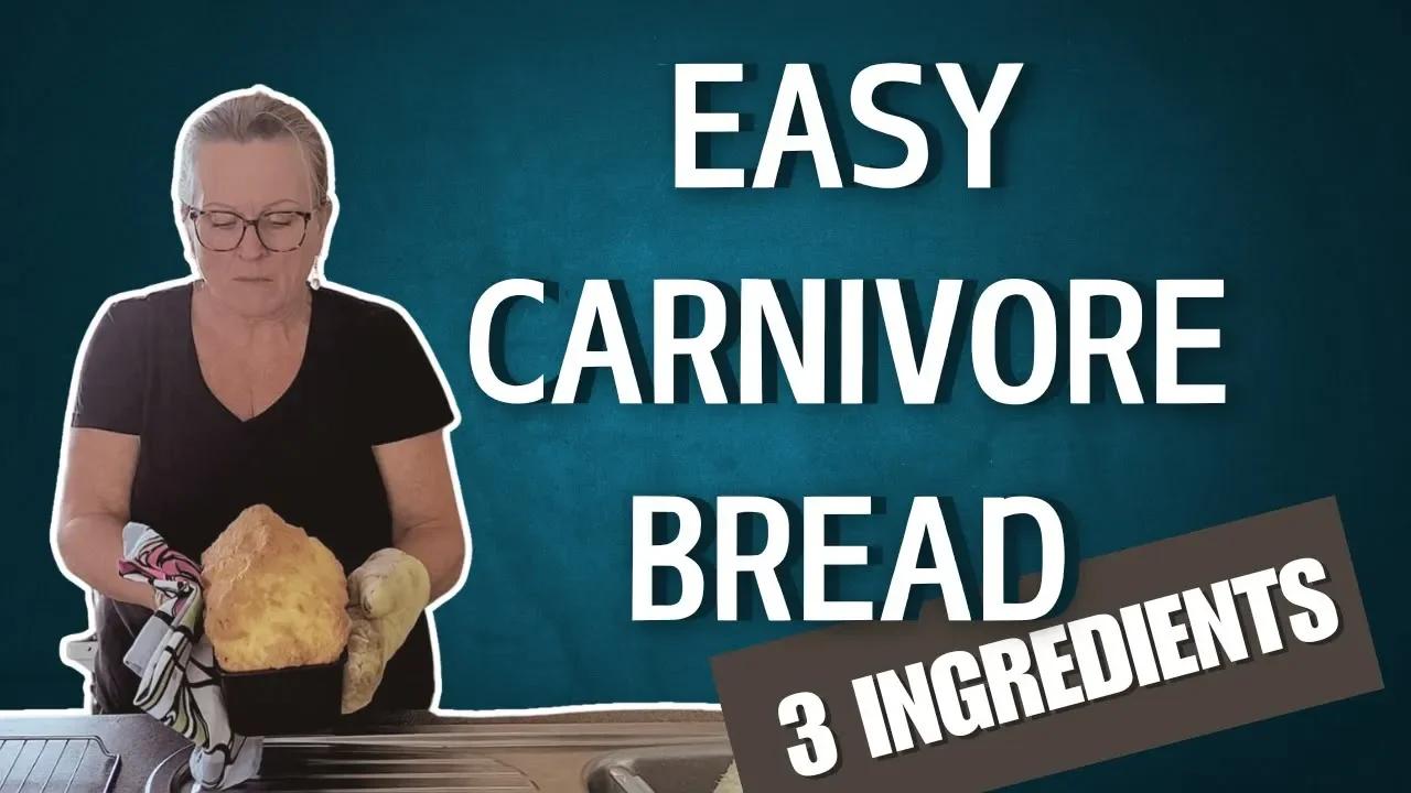 Easy Whole Egg Carnivore Bread Recipe with Only 3 Ingredients