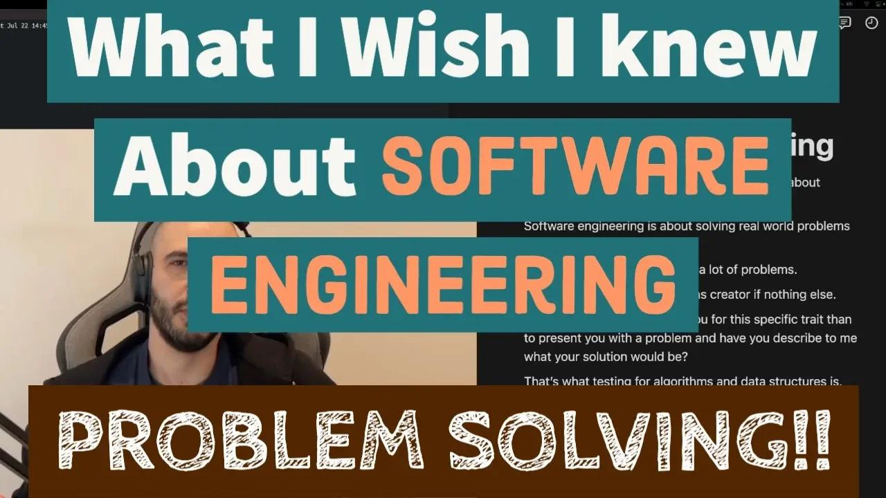 What I Wish I Knew About Software Engineering