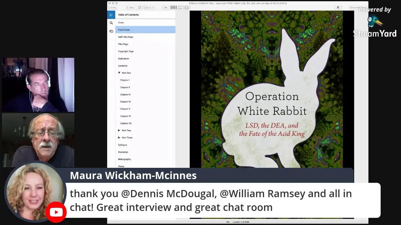 Author Dennis McDougal discusses Operation White Rabbit: LSD, the DEA ...